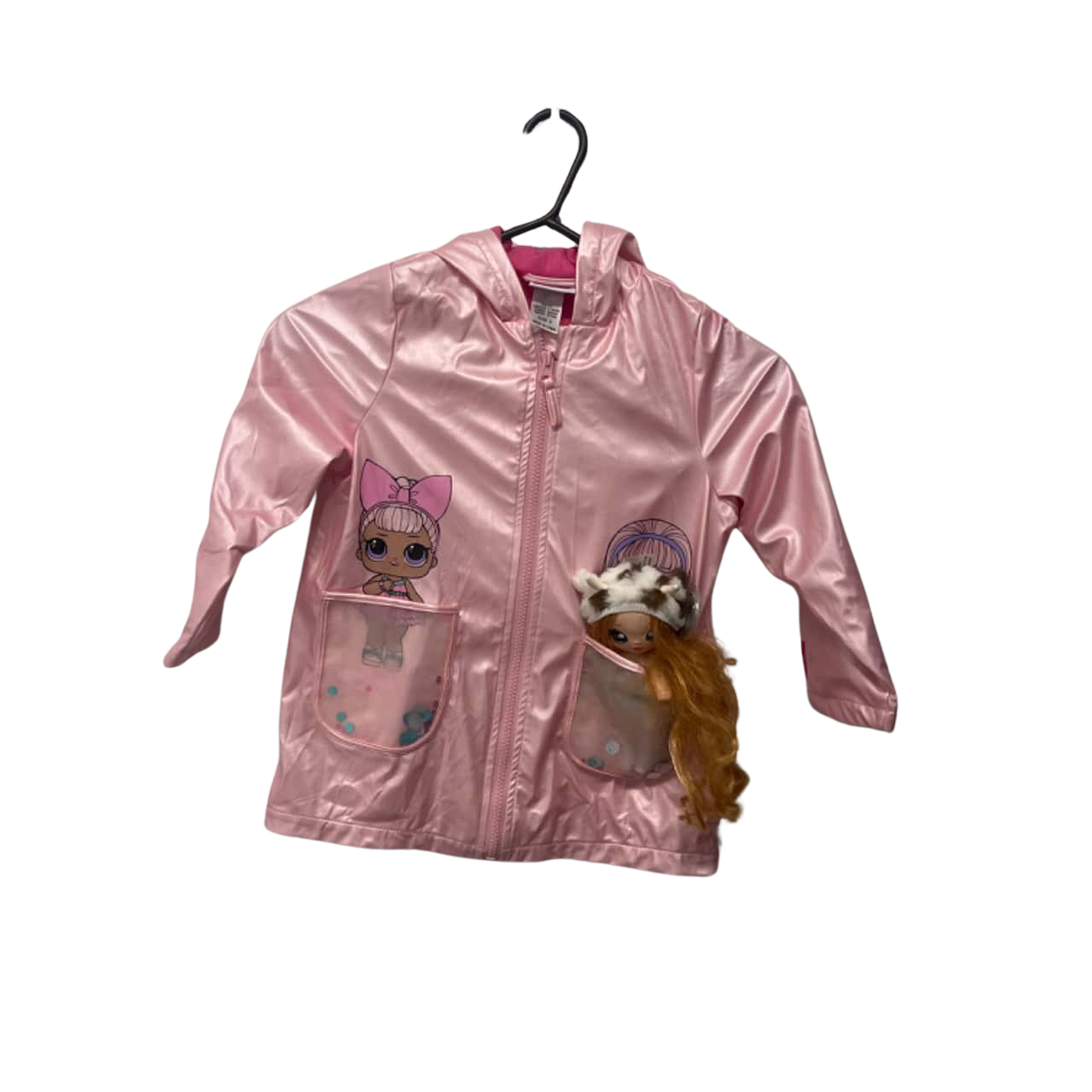 Lol surprise Size 8 Jackets Pink with na na doll