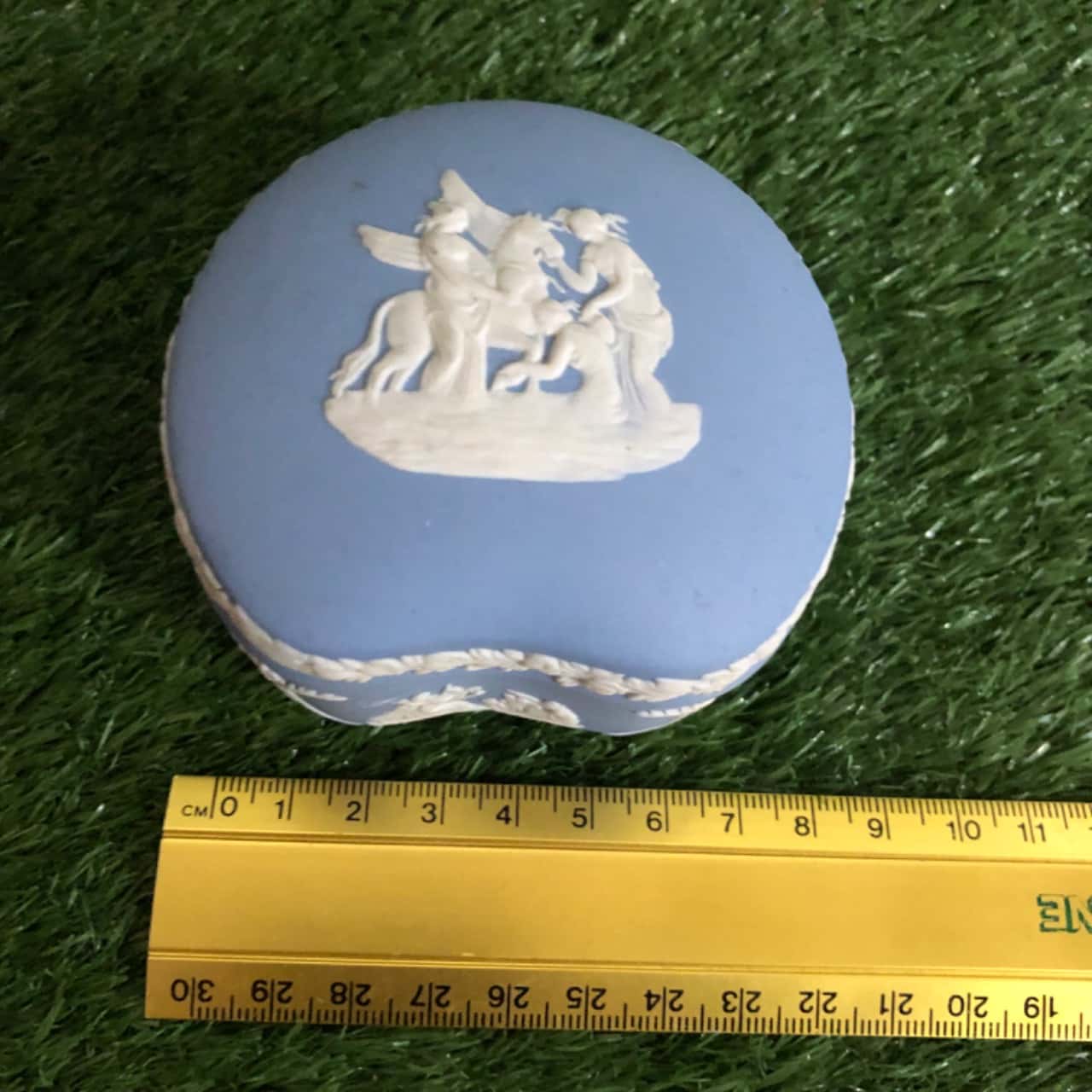 Vintage Wedgwood Powder Blue Jasperware Trinket Box(s)