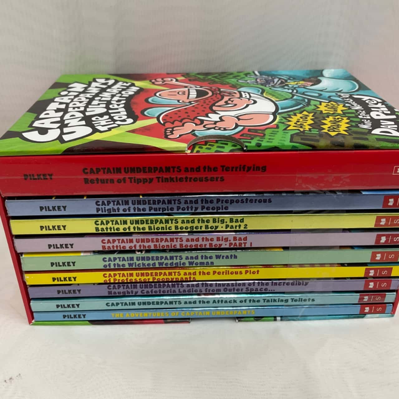 Captain Underpants The Ultimate Collection 9 Epic Novels by Dav Pilkey ...