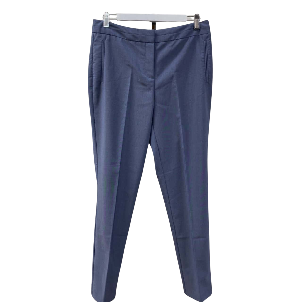 Basque Womens Size 10 Straight Leg Blue Pants(s)