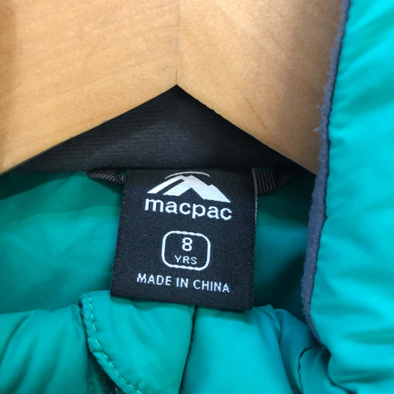 Macpac Green X 2 Tones Puffer Jacket Size 8 Kids(s)