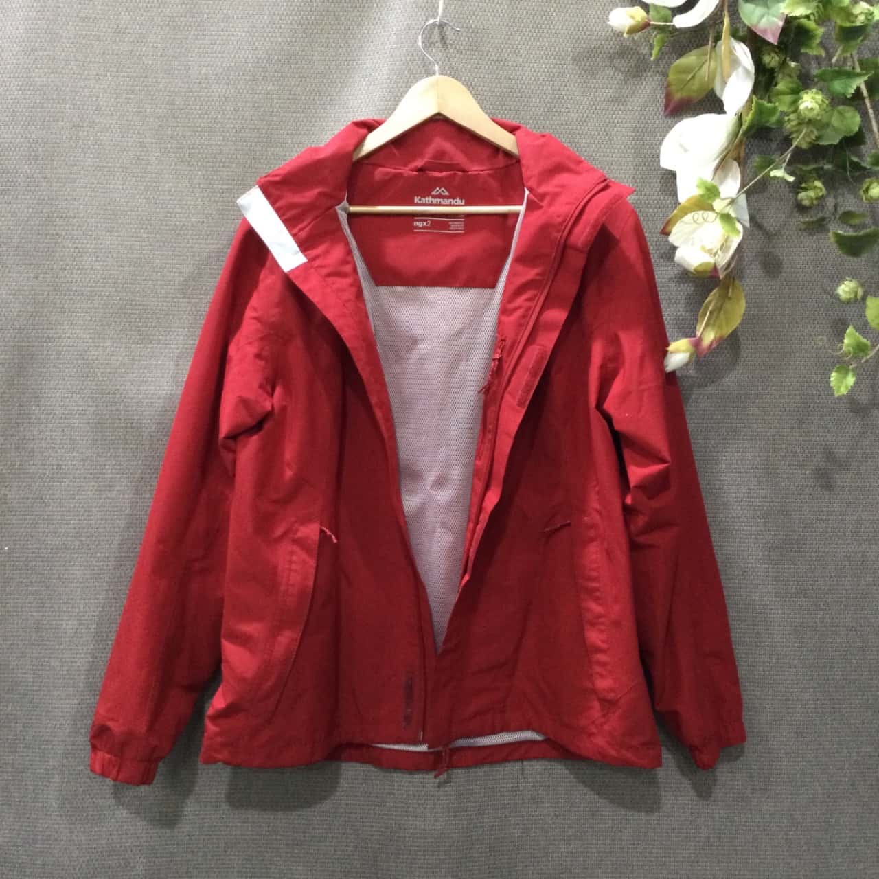 Kathmandu Womens Weather Jacket, Size 18 Red (s)