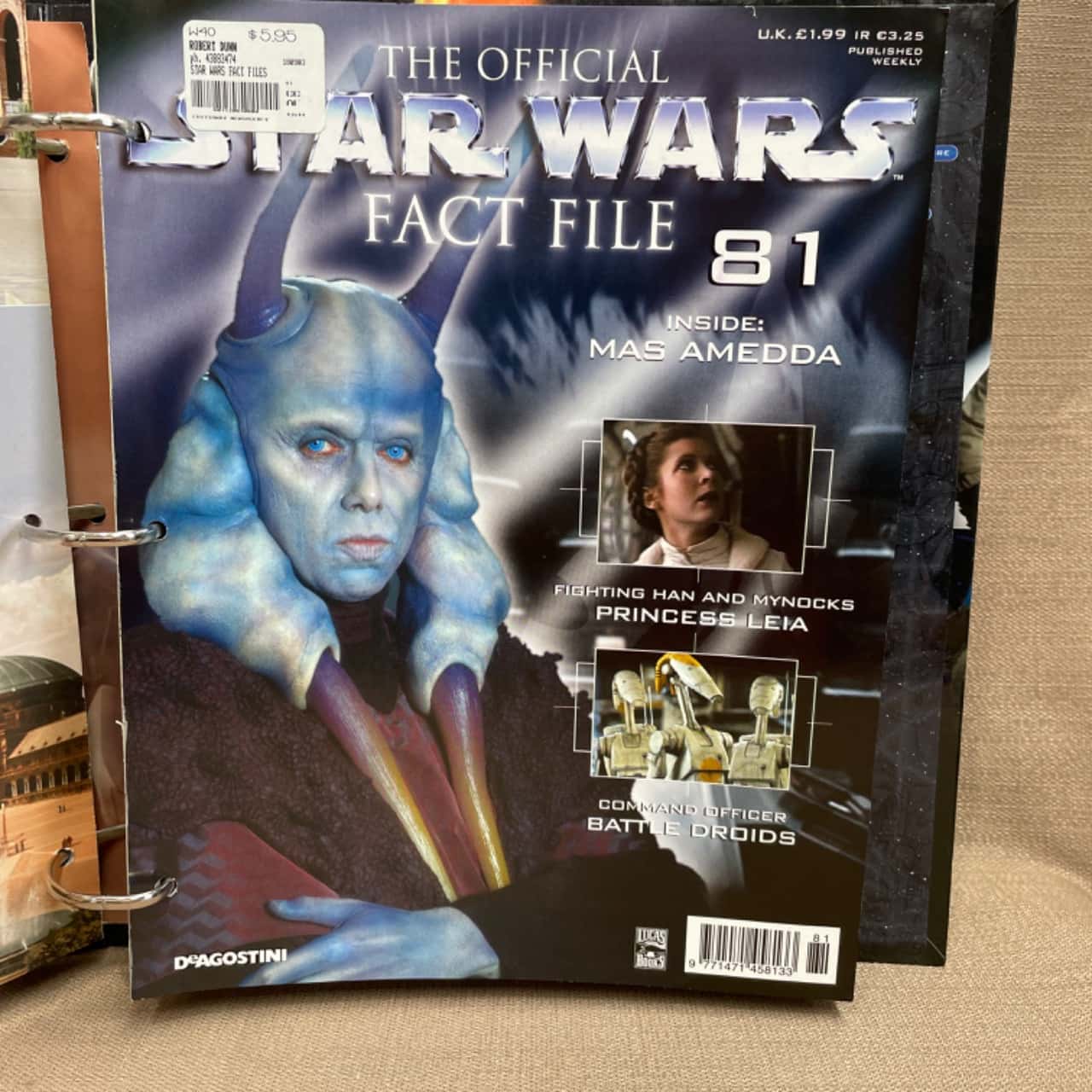 Star Wars Fact File Magazine Collection in Seven Folders(s)