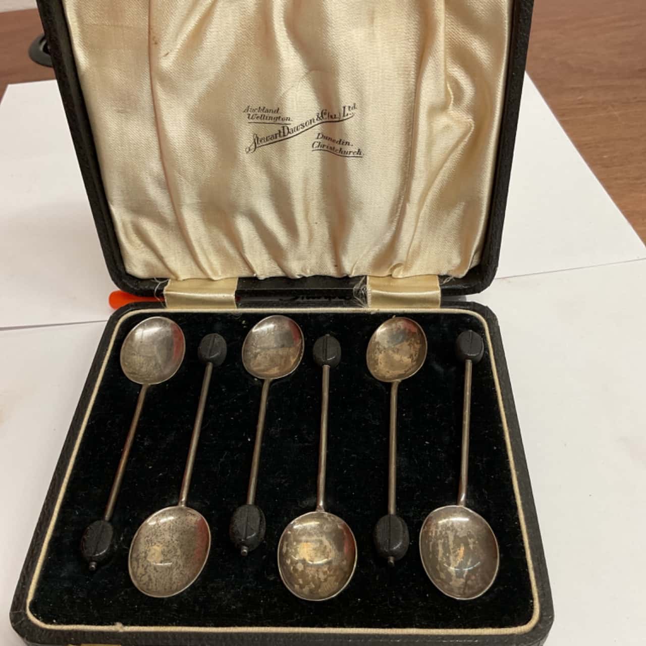 Art Deco spoon set of 6 (s)