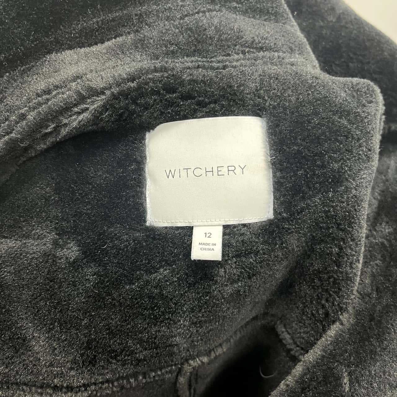 NOW REDUCED Witchery Womens Jacket Size 12 Fleece Jacket / Front Zipper ...