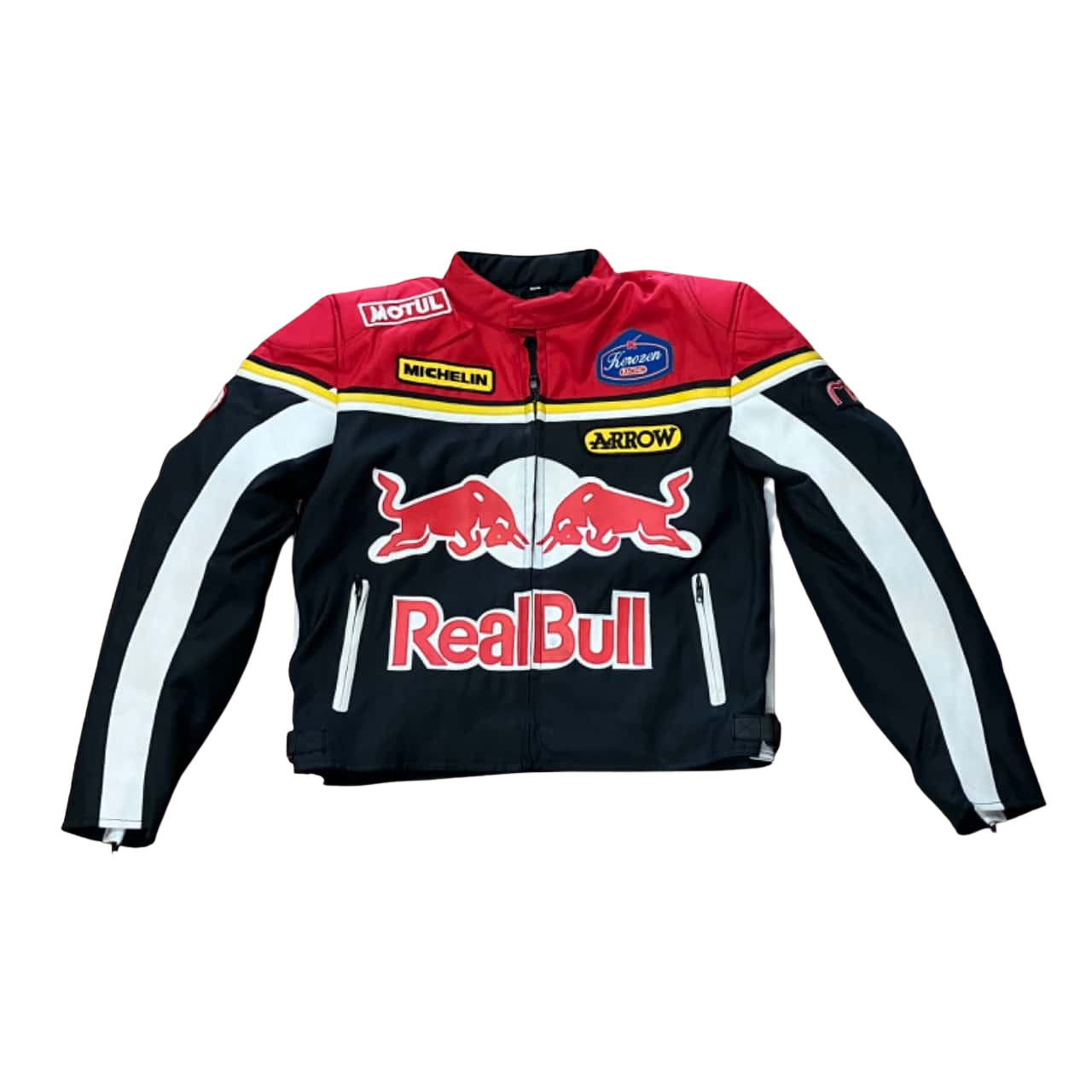 * 90’s Redbull Racing Jacket Size XL Biker With Elbow And Shoulder ...