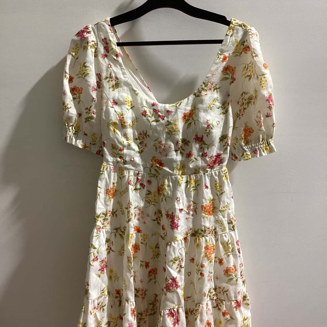 Forever New Womens Size 10 Linen Floral Dress(s)