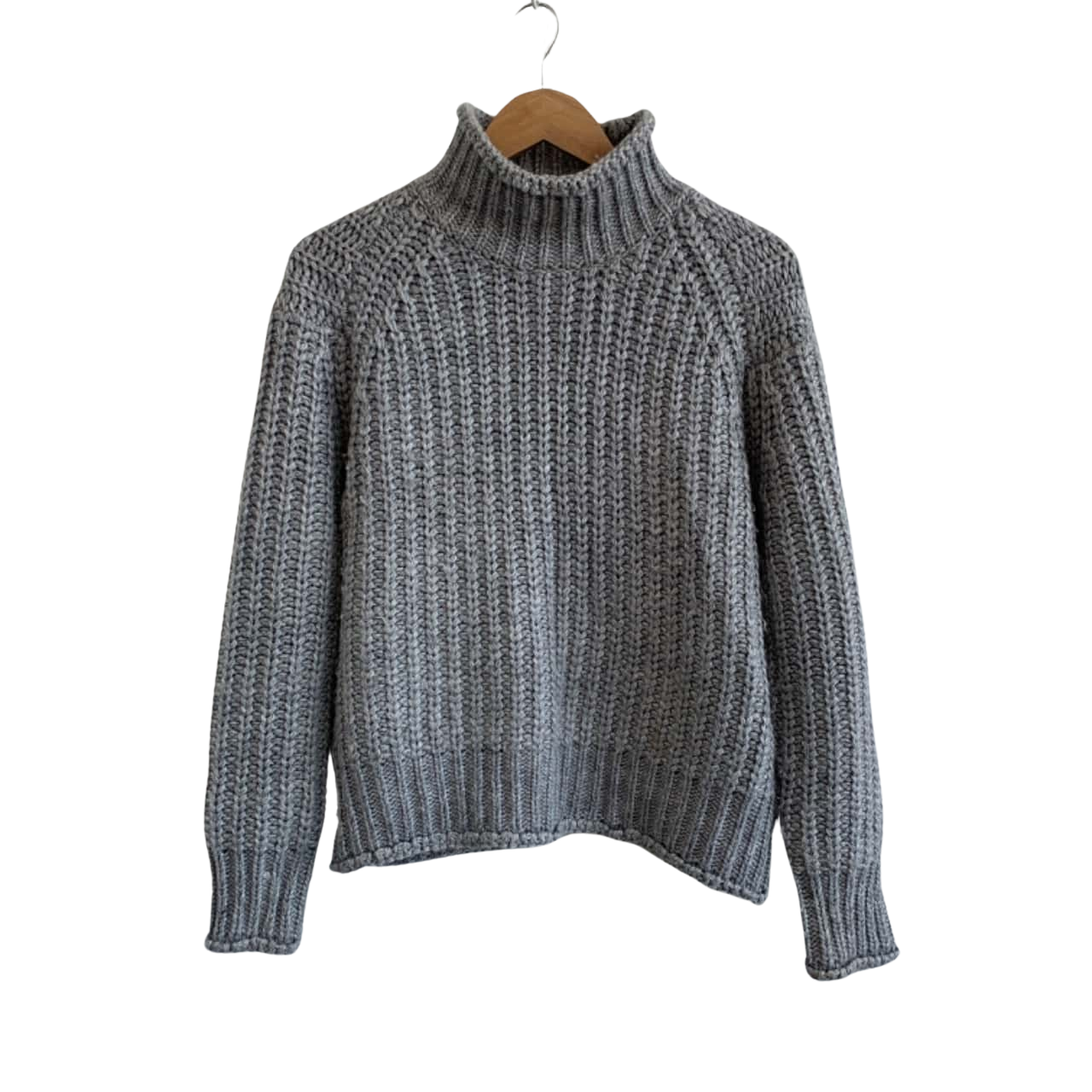Minkpink Small Wool-Blend Grey Jumper