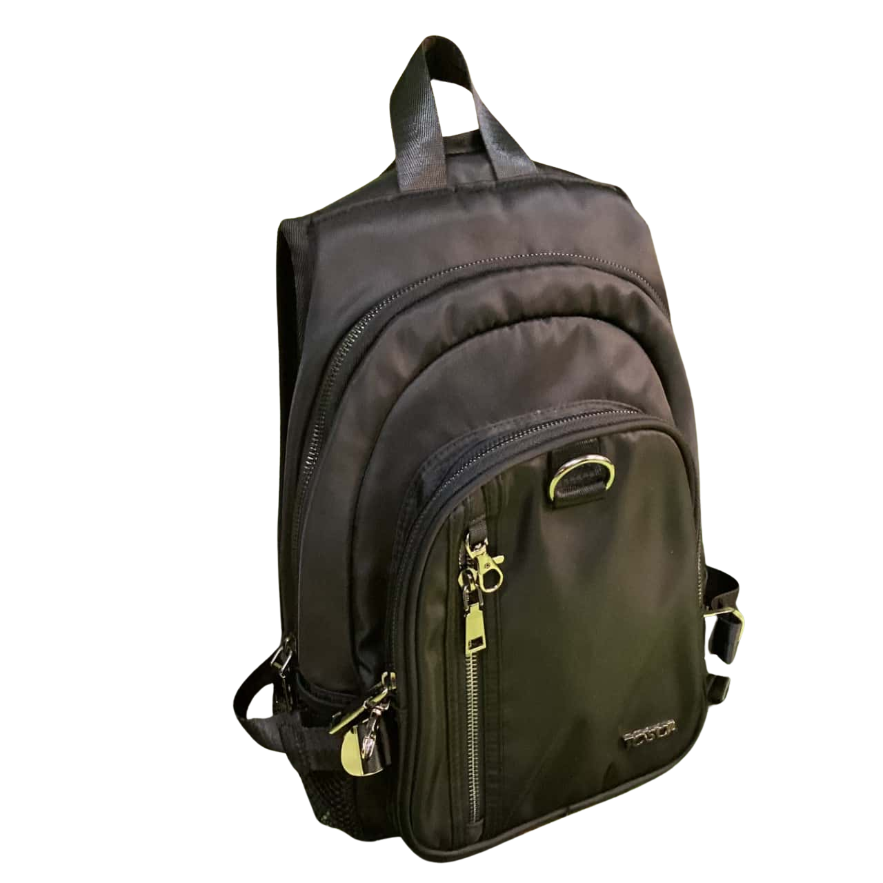 Tosca Unisex Anti-Theft RFID Blocking Travel Backpack Black (s)