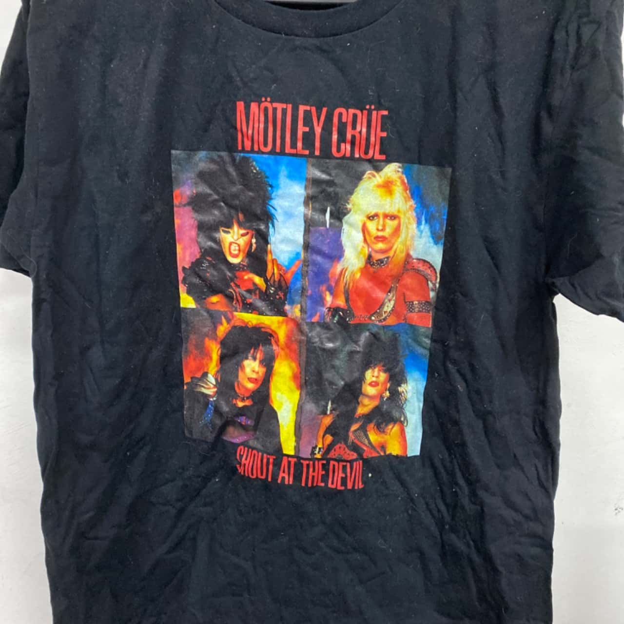 Motley Crüe Mens Size L Black T-shirt (s)