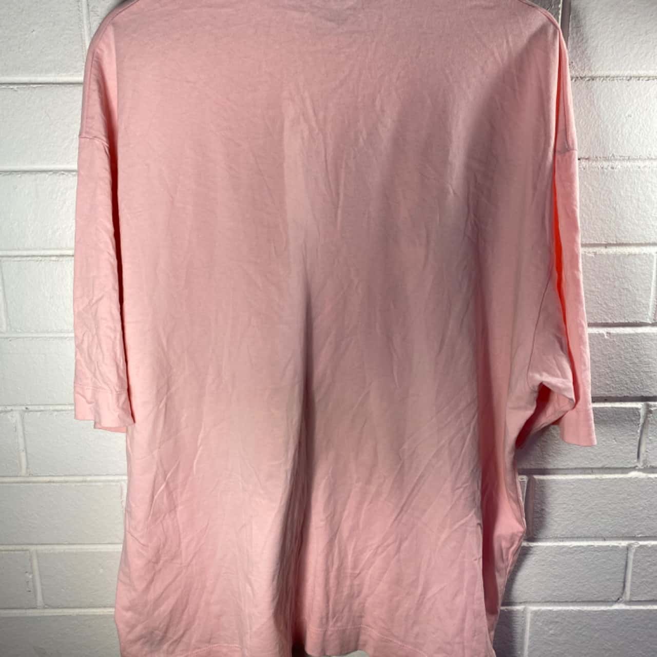 Collusion Womens Size 10 Oversized T-shirt Pink (s)