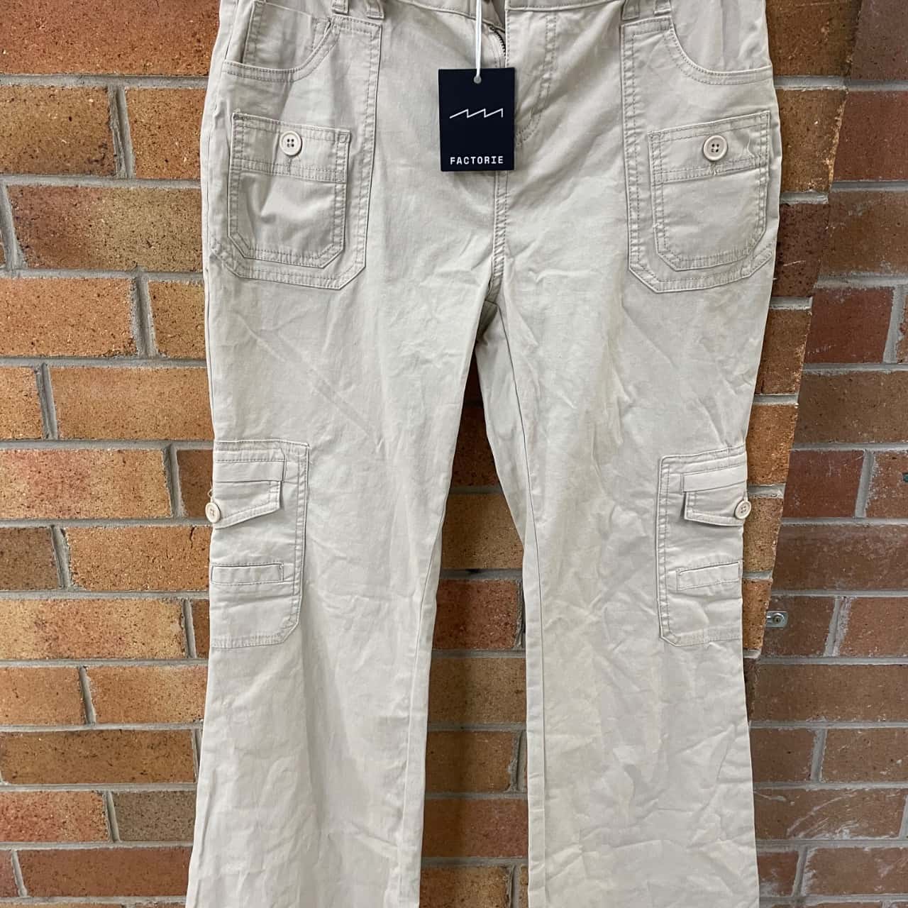 Factorie Womens Size 10 Riley Kick Flared Pants (s)