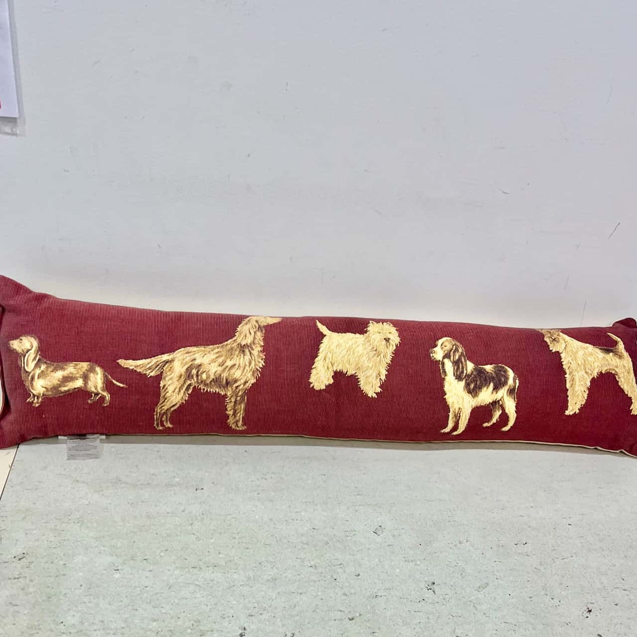 Laura Ashley Long Dog Pattern Bolster Cushion