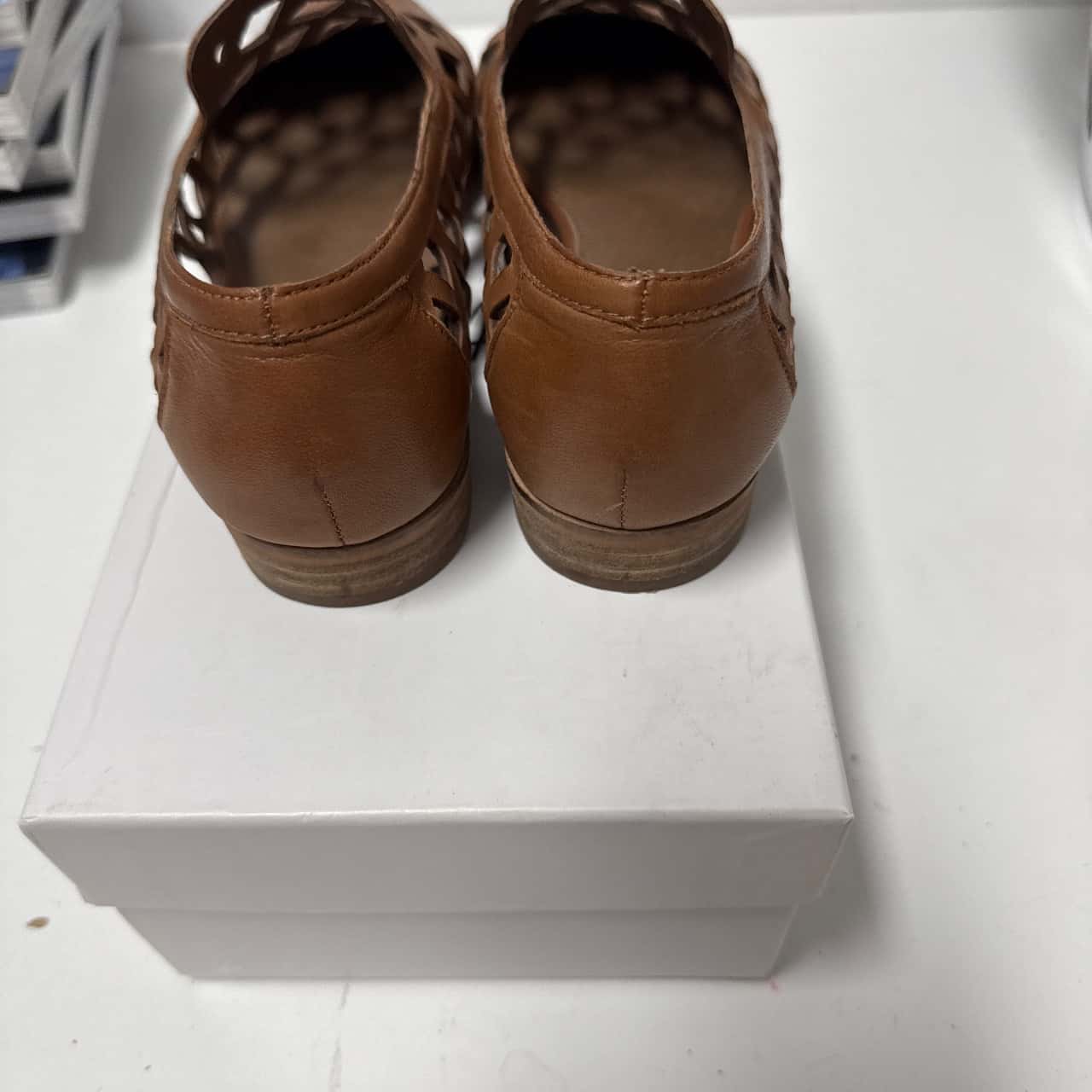 Wittner Size 38 Flats Brown
