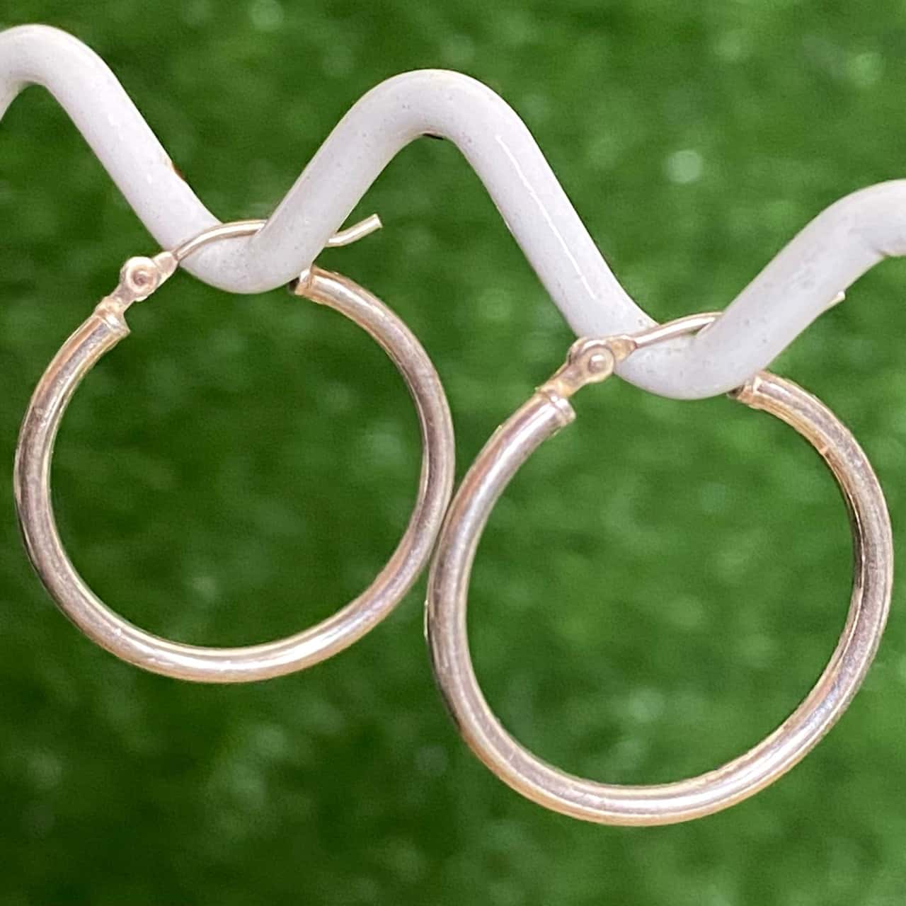 Sterling Silver 2.5cm Hoops (Stamped 925)