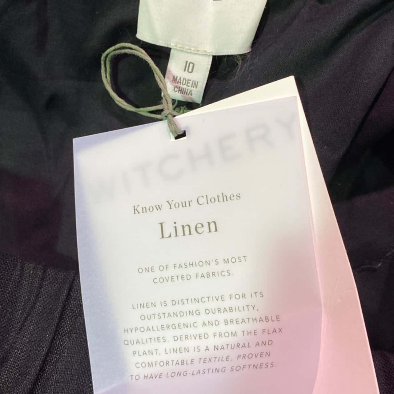 Witchery Womens Size 10 Off The Shoulder Navy Blue