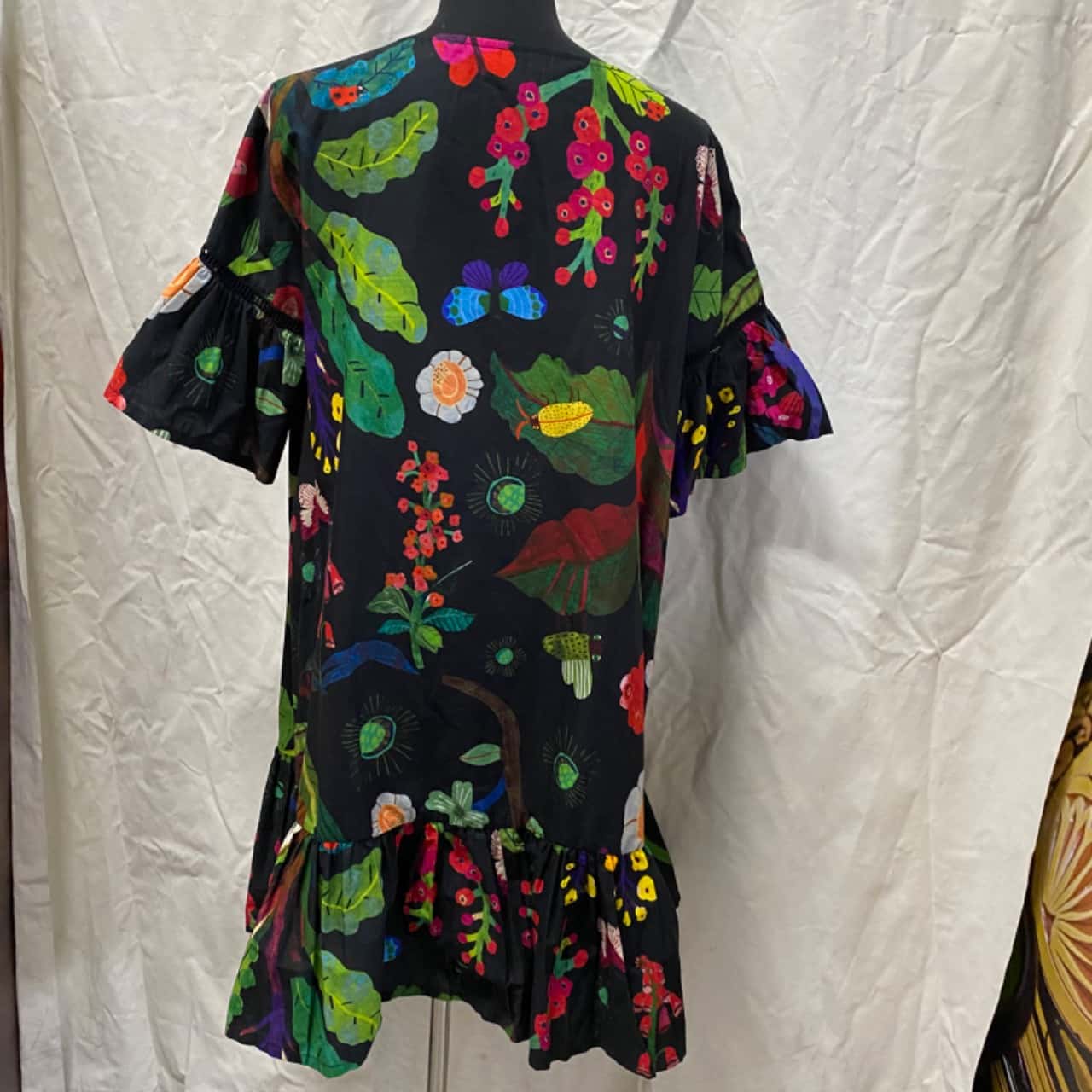 Monika Forsberg X Gorman Black Floral Dress Size 10(s)