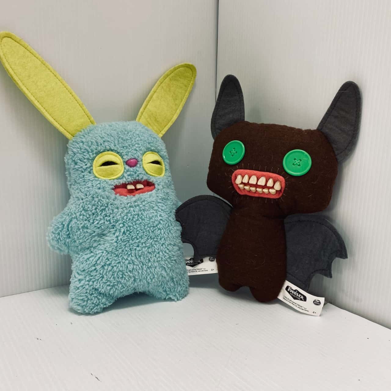 Fuggler Plush Collector Toys – Blue Rabbit & Brown Bat #Fuggler # ...