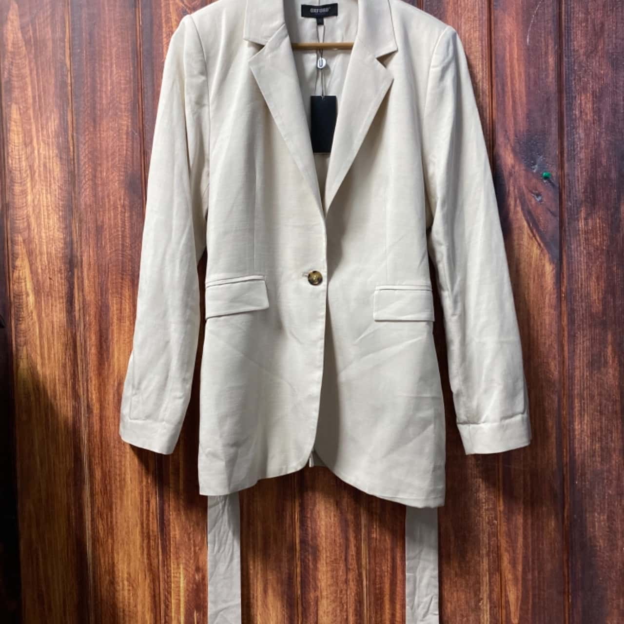 Oxford Womens Size 14 Beige jacket new (s)