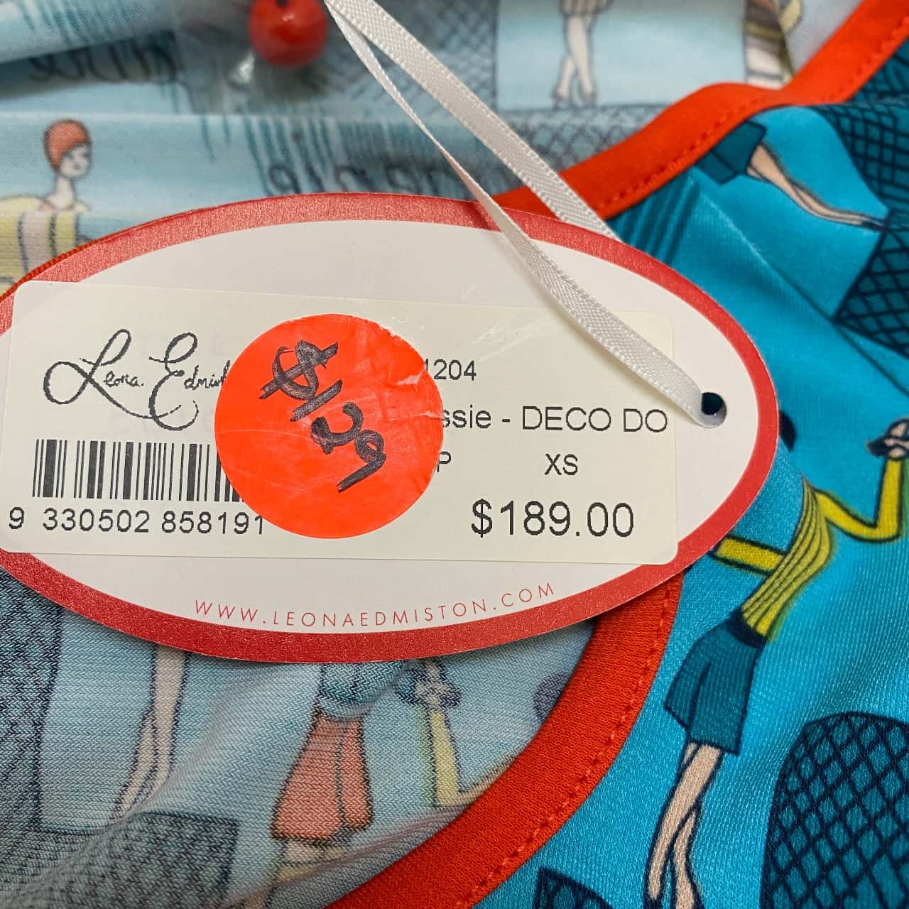 Leona Edmiston Ruby Bessie Deco Do Dress XS BNWT