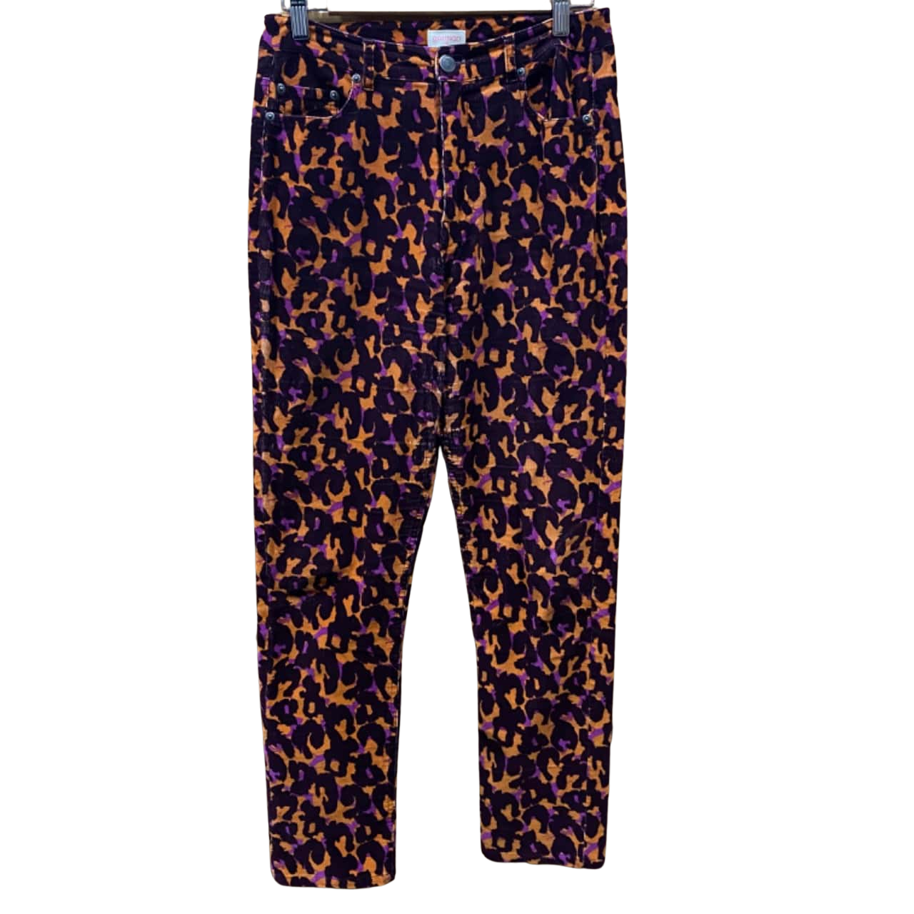 Gorman Leopard Print Cord Pants Size 10(s)