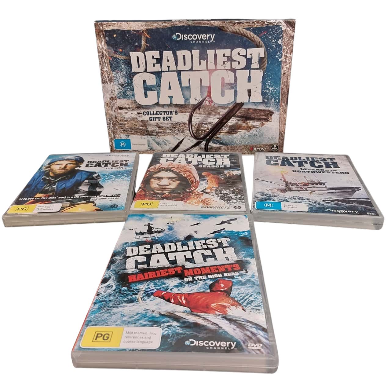 Discovery Channel Deadliest Catch Collectors Gift Set 9 DVD set.