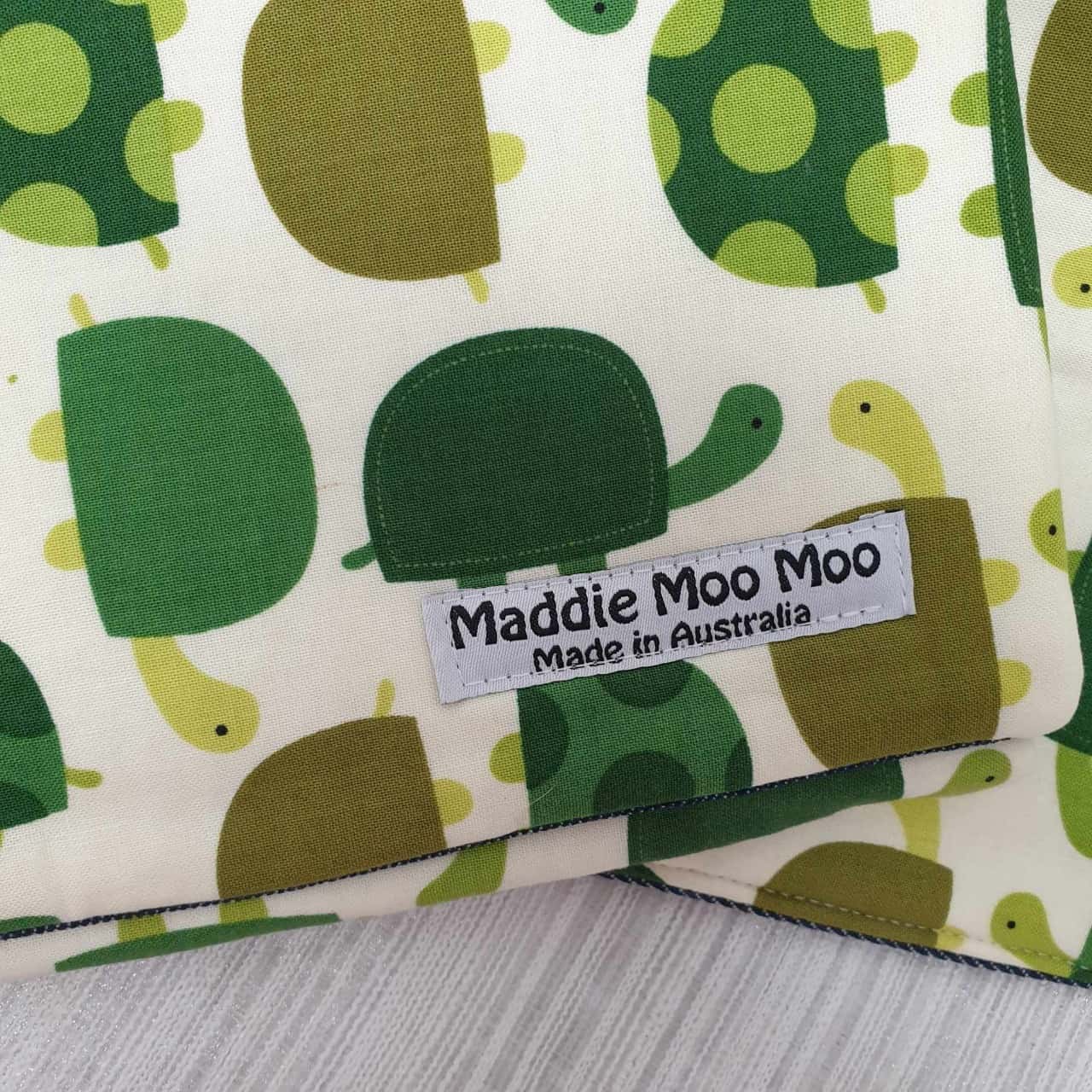 Maddie Moo Moo Made In Australia Top Quality Really Cute Green Turtles ...