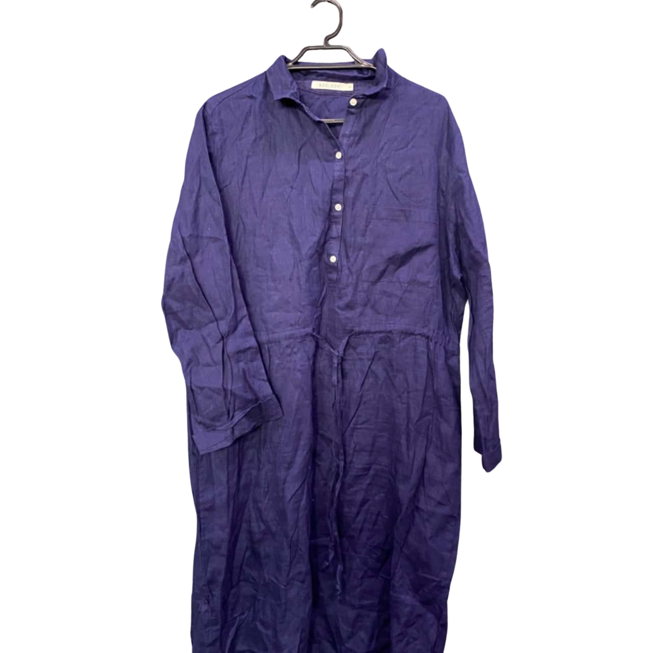 Womens Ecology Size 12 Blue Linen Dress(s)