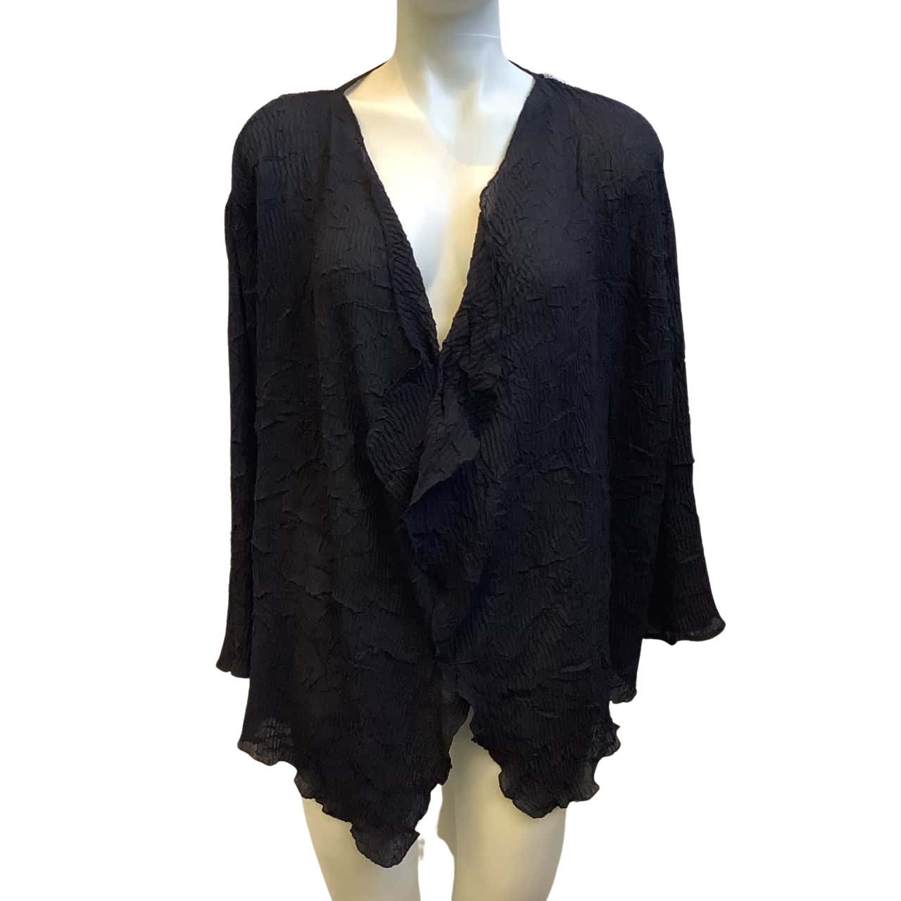 `Plus Size‘ Taking Shape Womens Size 18 Crepe Cardigans Black BNWT(s)