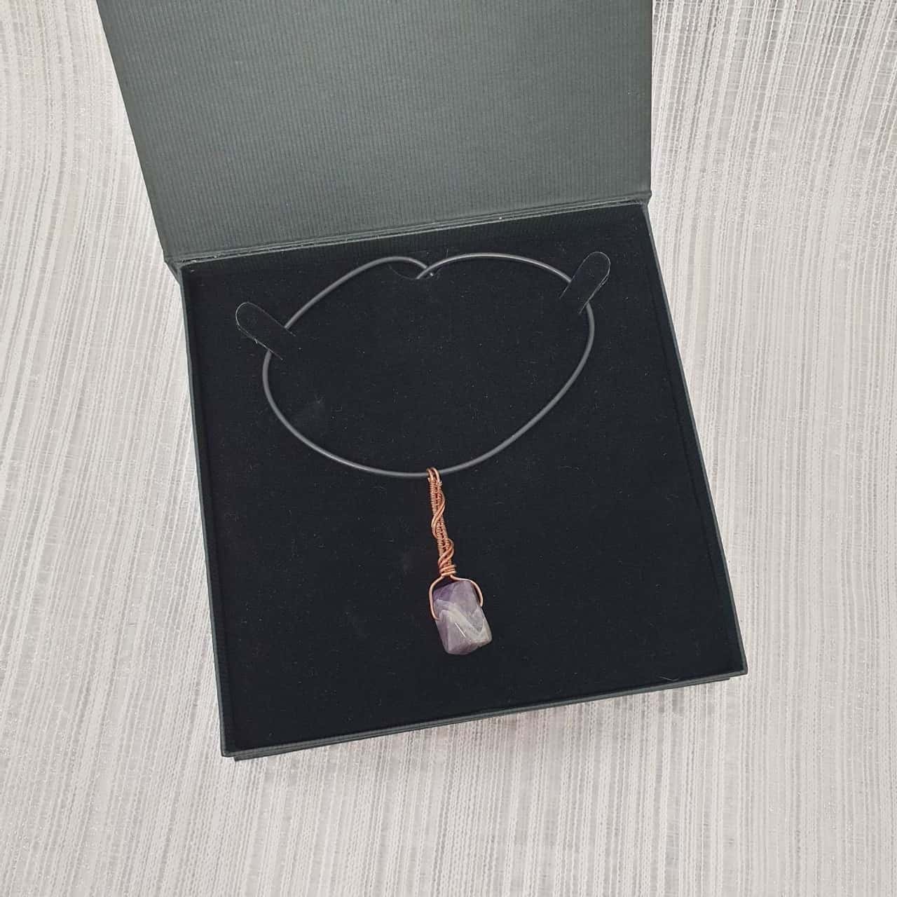 Victoria Farrell Wired Wired Jewellery Stunning Amethyst & Copper Wire ...