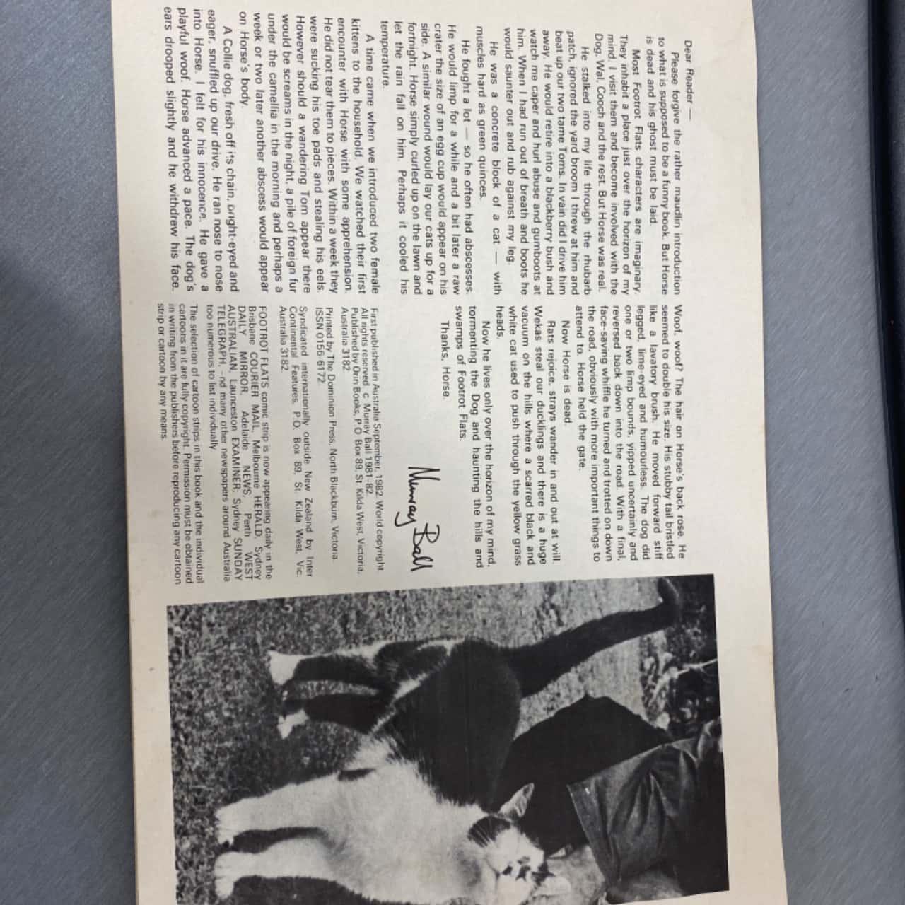 **Reduced** Footrot Flats 7 by Murray Ball 1st Ed 1982 Vintage Comic ...