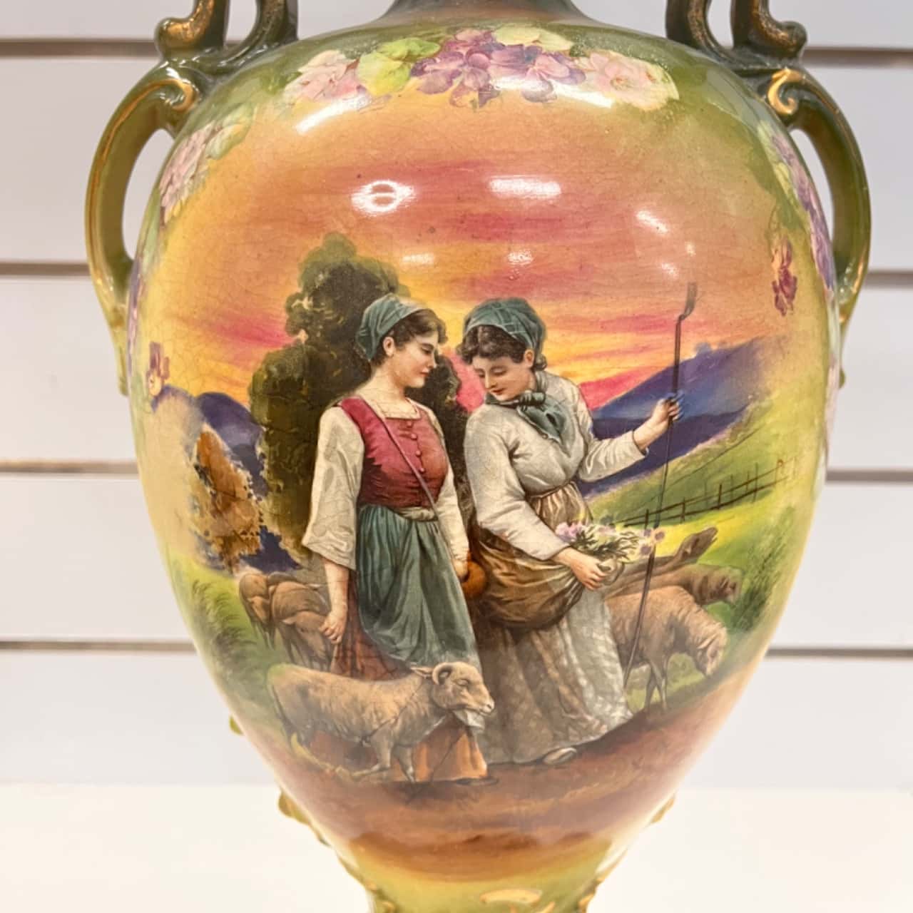 Large Antique Vase (Bottom Marked) (s)