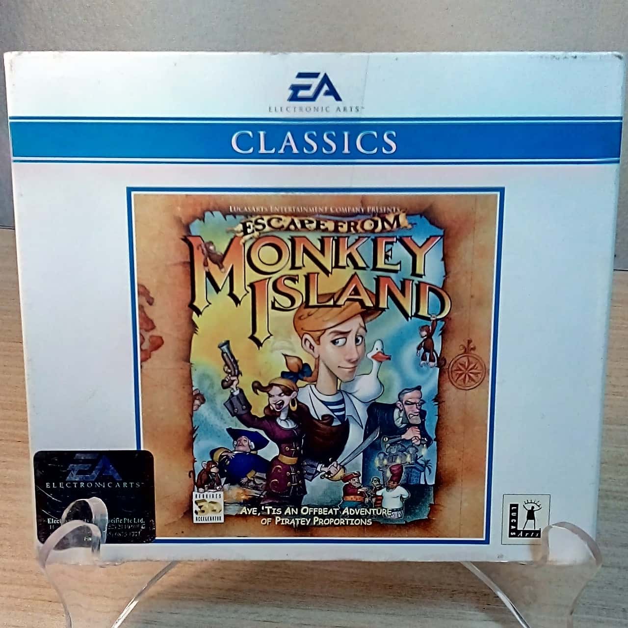 EA CLASSICS ESCAPE FROM MONKEY ISLAND PC CD ROM(s)