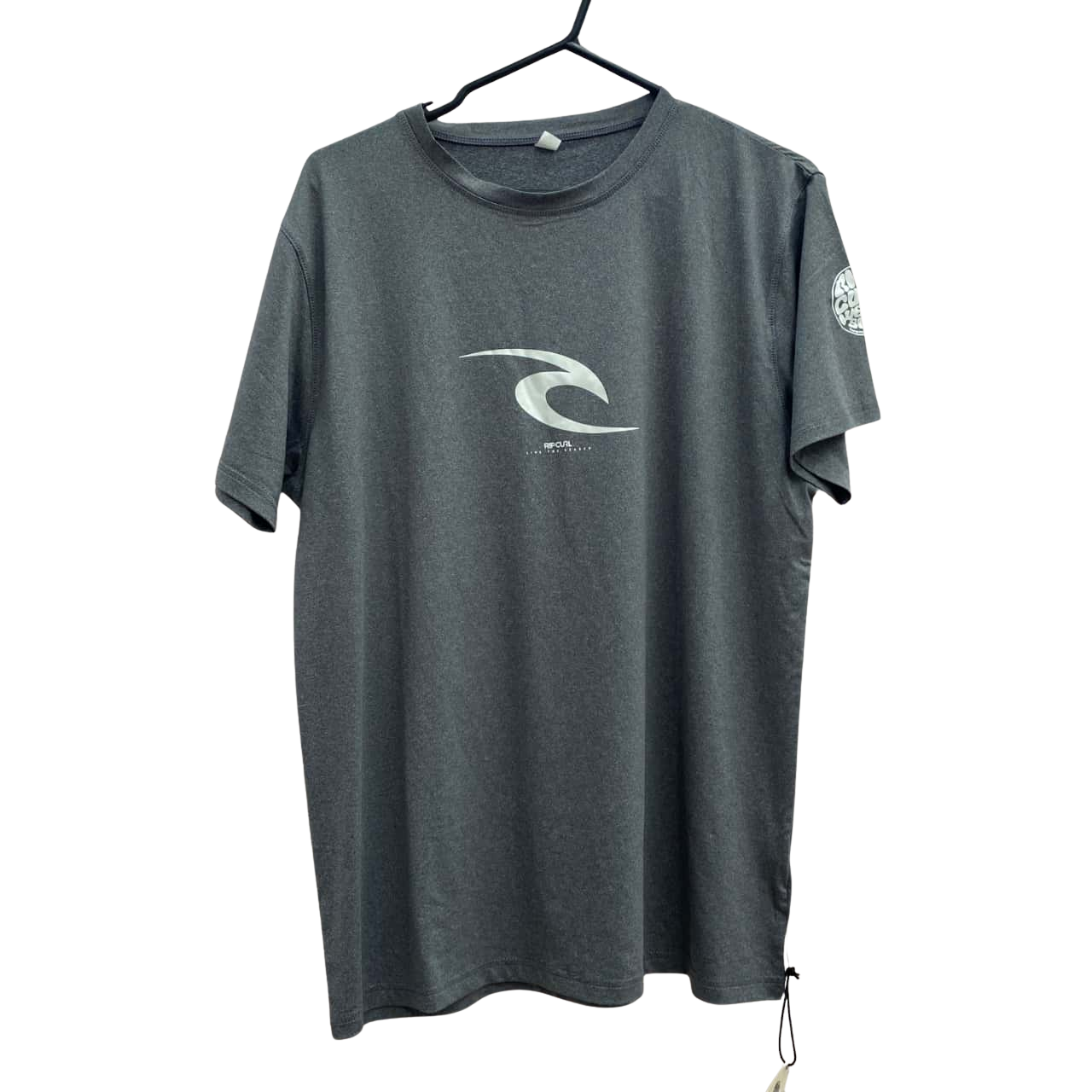 Rip Curl Mens Size L Dark Grey Marble UPF 50+ T-Shirt(s)