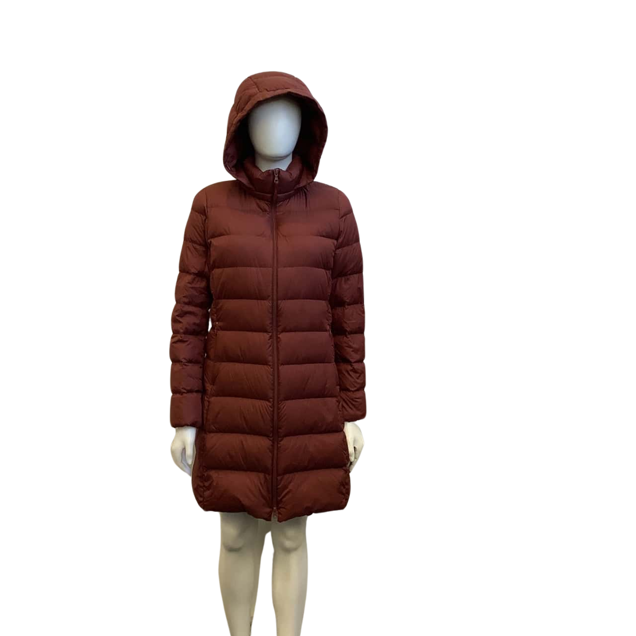 Uniqlo Womens Size S-M DuckDown Puffer Jacket Brown(s)