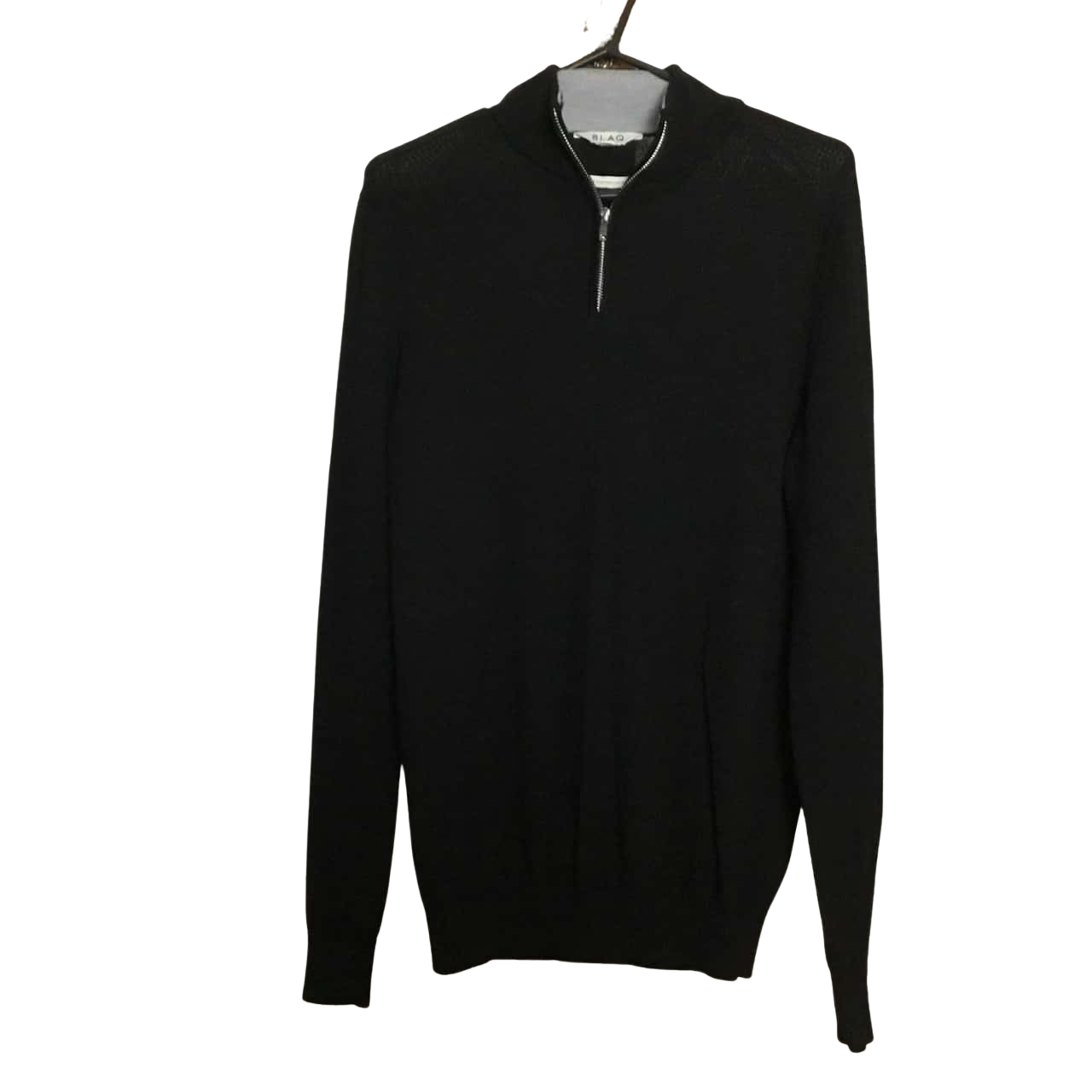 Blaq Black Australian Merino Jumper Size M(s)