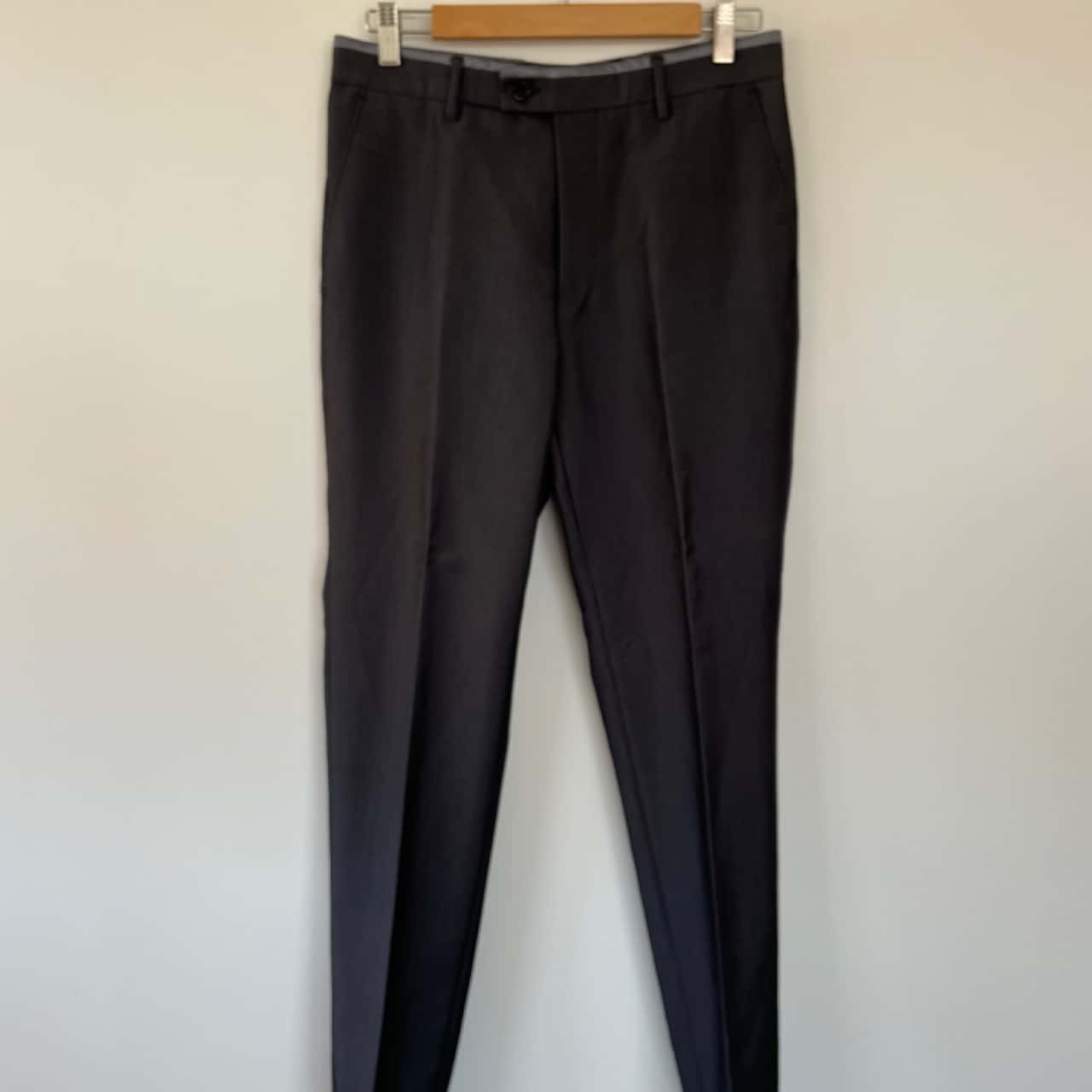 Connor Grey Black Formal Trousers Suit Pants Size 30 (s)