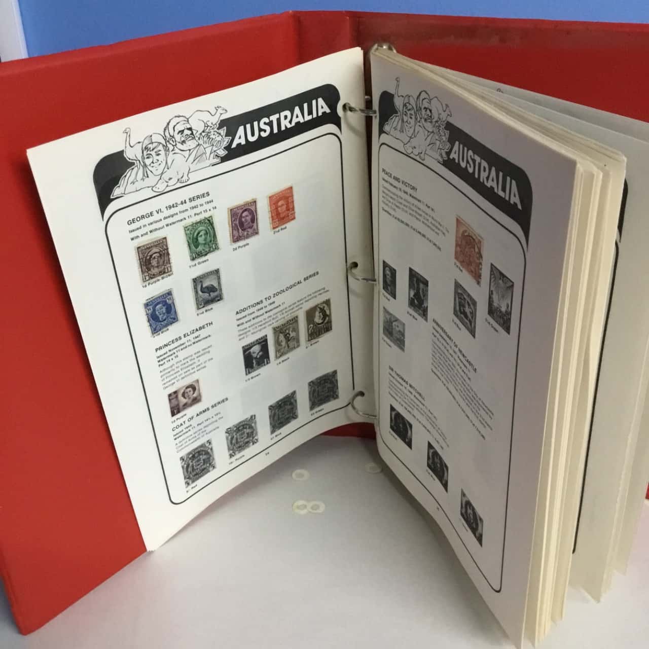 The Australian stamp album binder