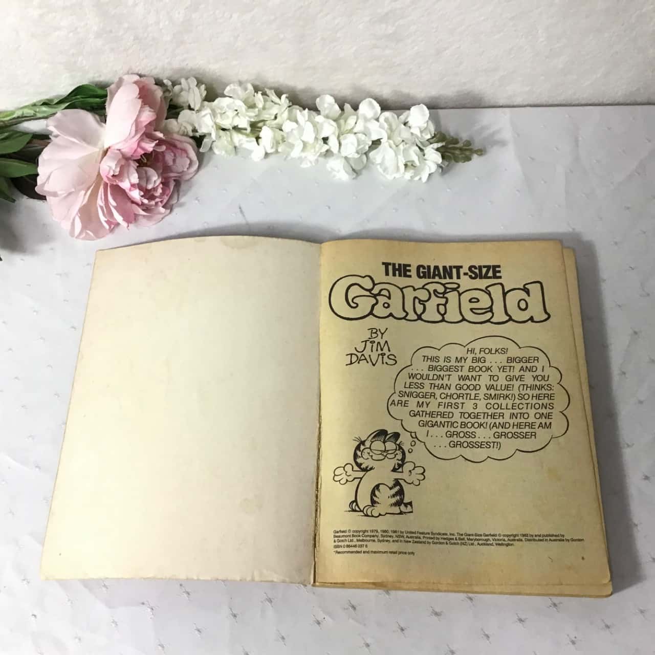 Vintage The Giant-size Garfield Comic Book by Jim Davis