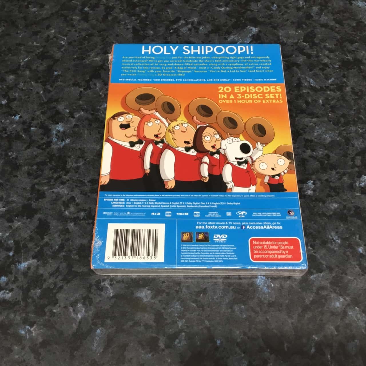 Family Guy 20 Greatest Hits Collectors Edition DVD’s