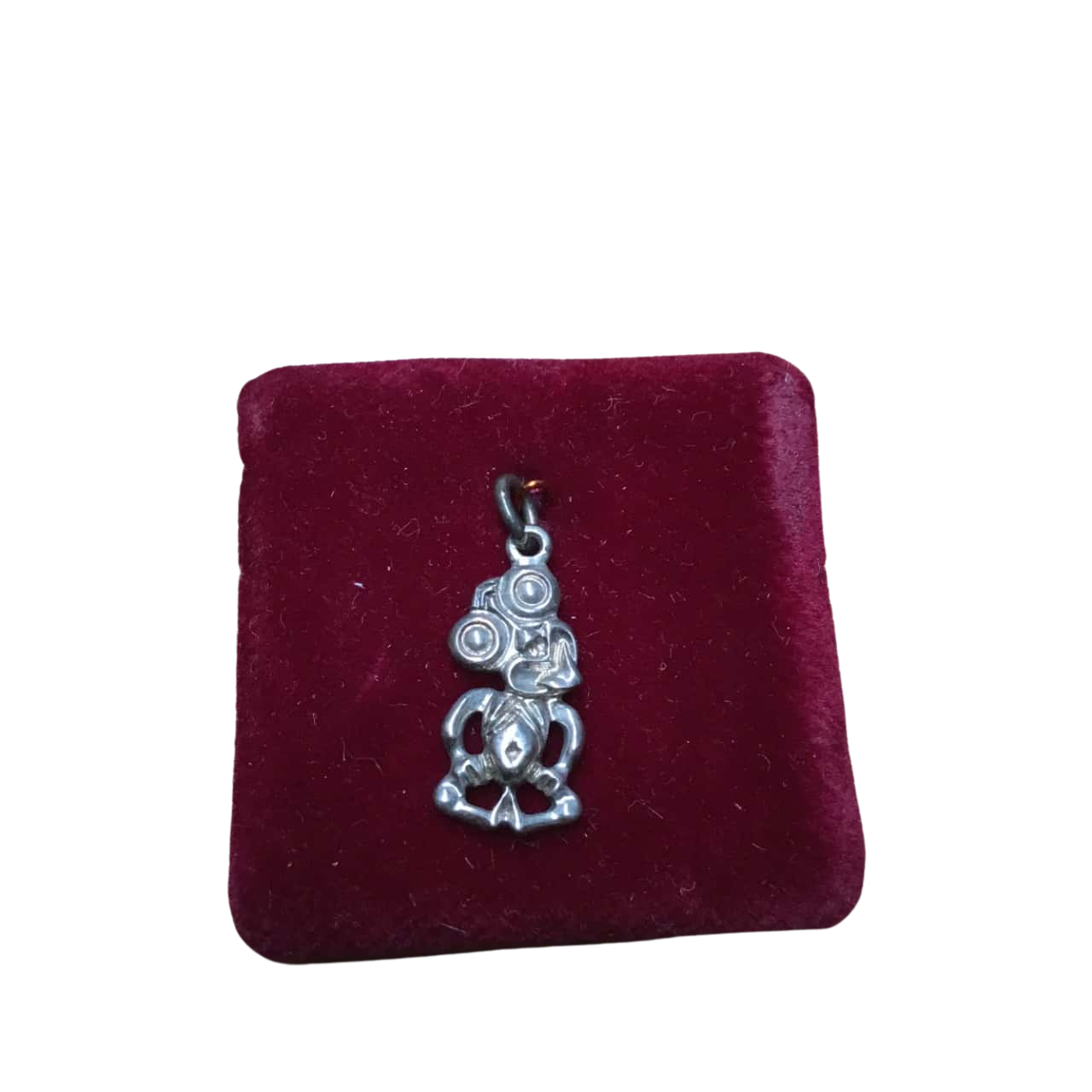 Vintage 925 Sterling Silver Maori Tiki Pendant