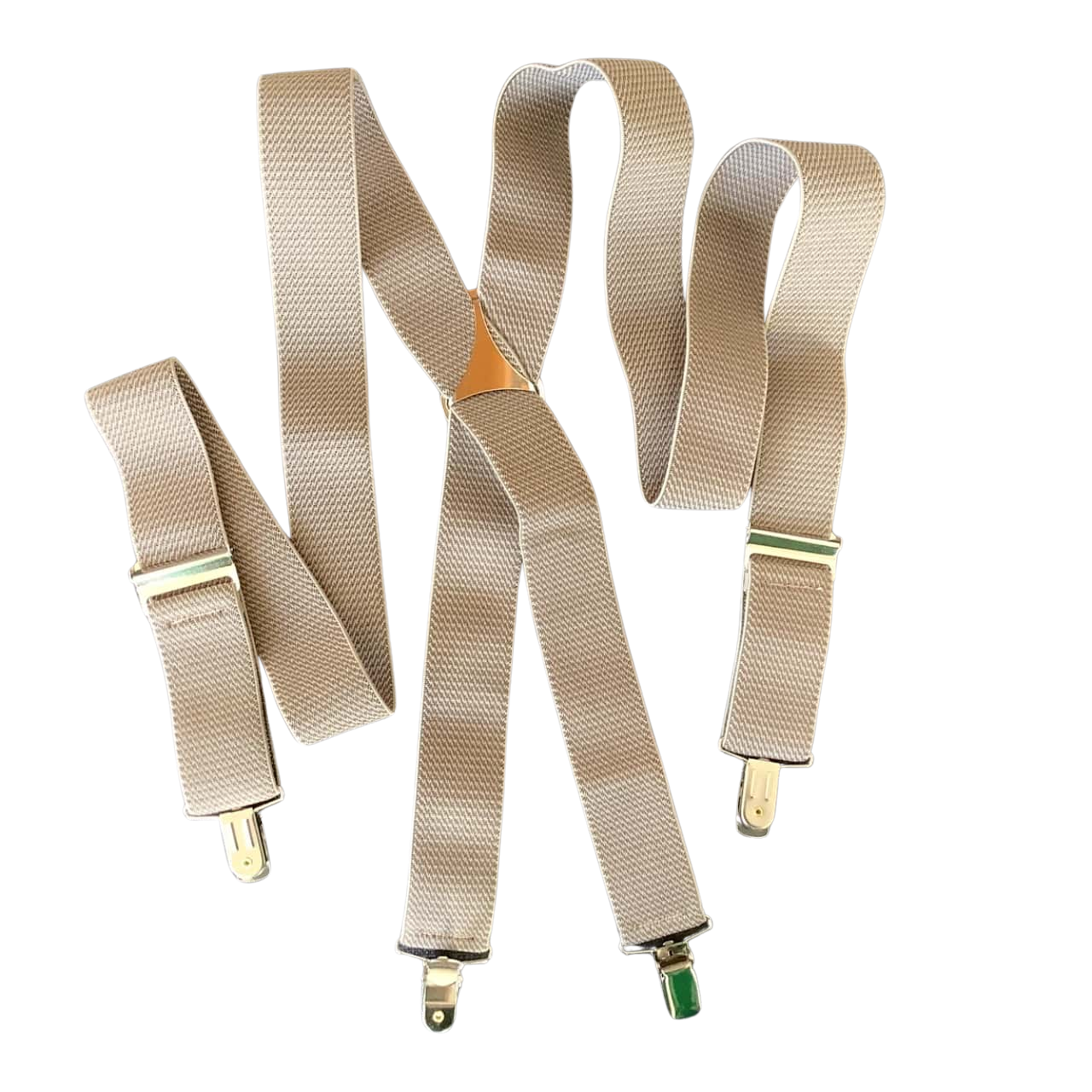 REDUCED** Braces by Buckle. Australian made Beige Braces. 35mm(s)