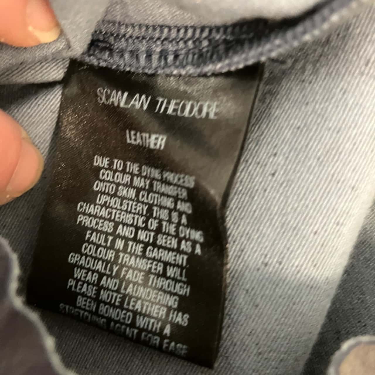 Scanlon Theodore Womens Size 10 Sleeveless Leather Blue