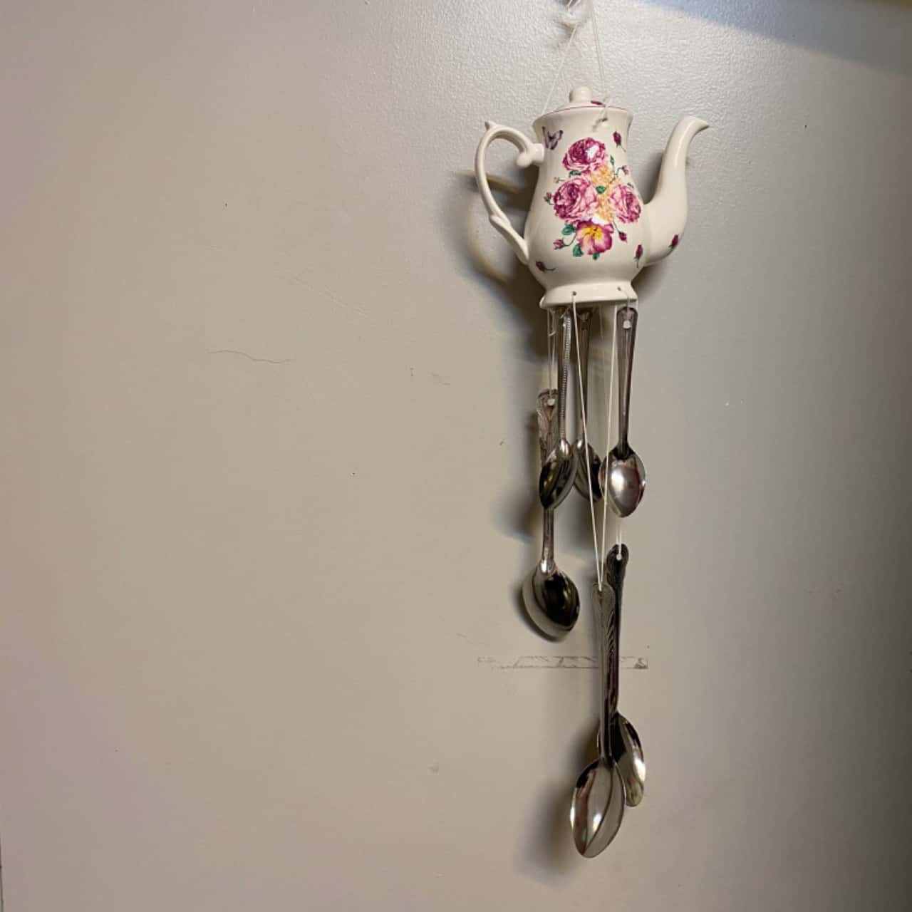 Teapot Windchime w/Spoons(s)