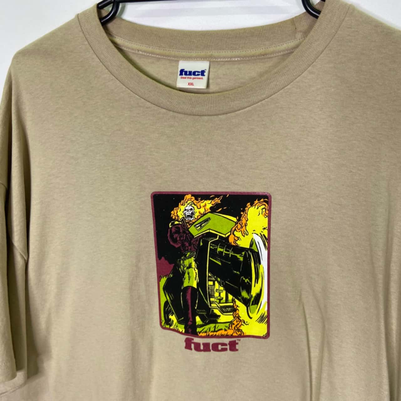 Fuct Mens Size XXL Brown Crew Neck Tee