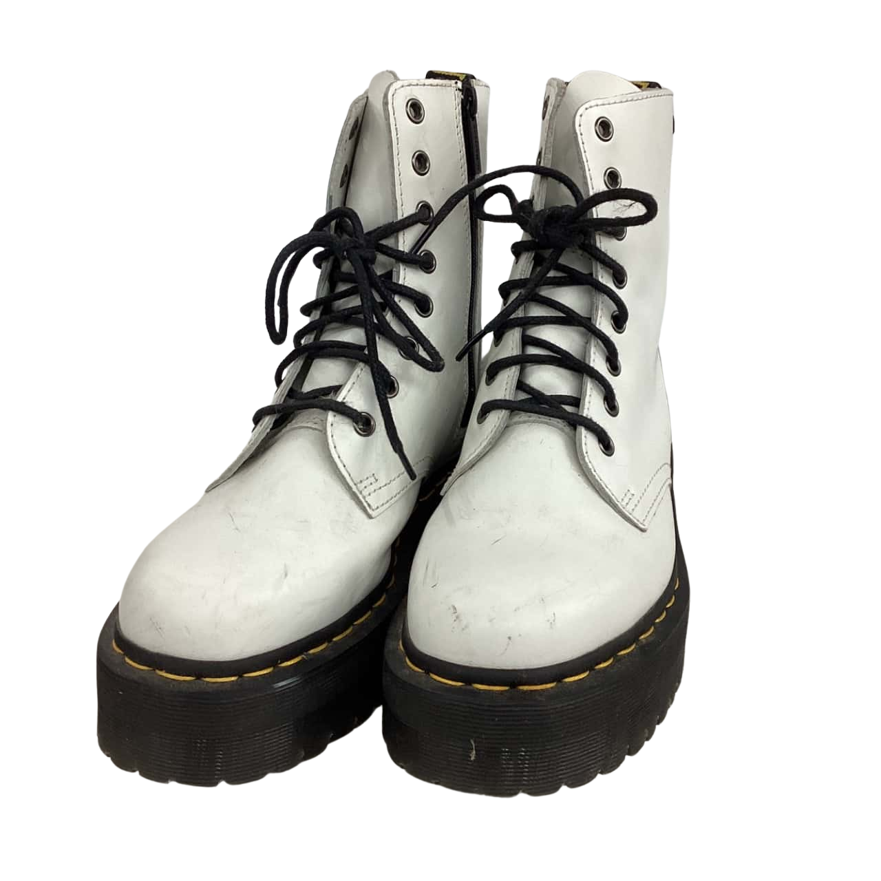 Dr Martens Womens Size 8 “Jason” Boots White (s)