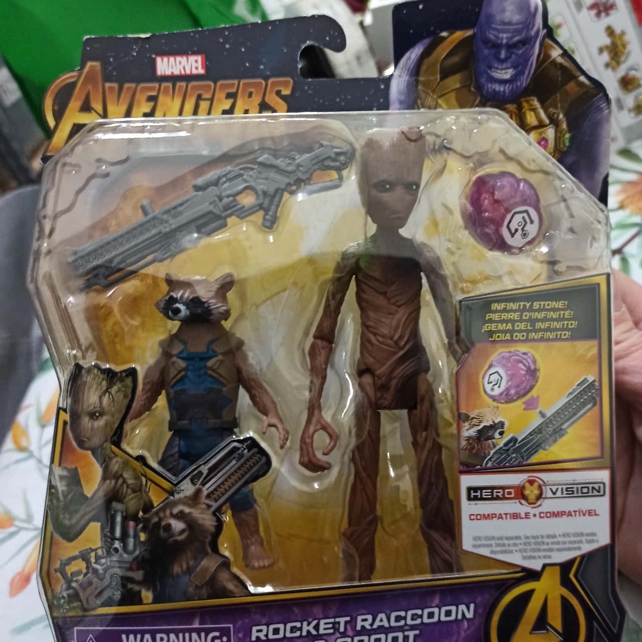 Hasbro Avengers Infinity War Groot & Rocket Figures New In Box Not Mint ...