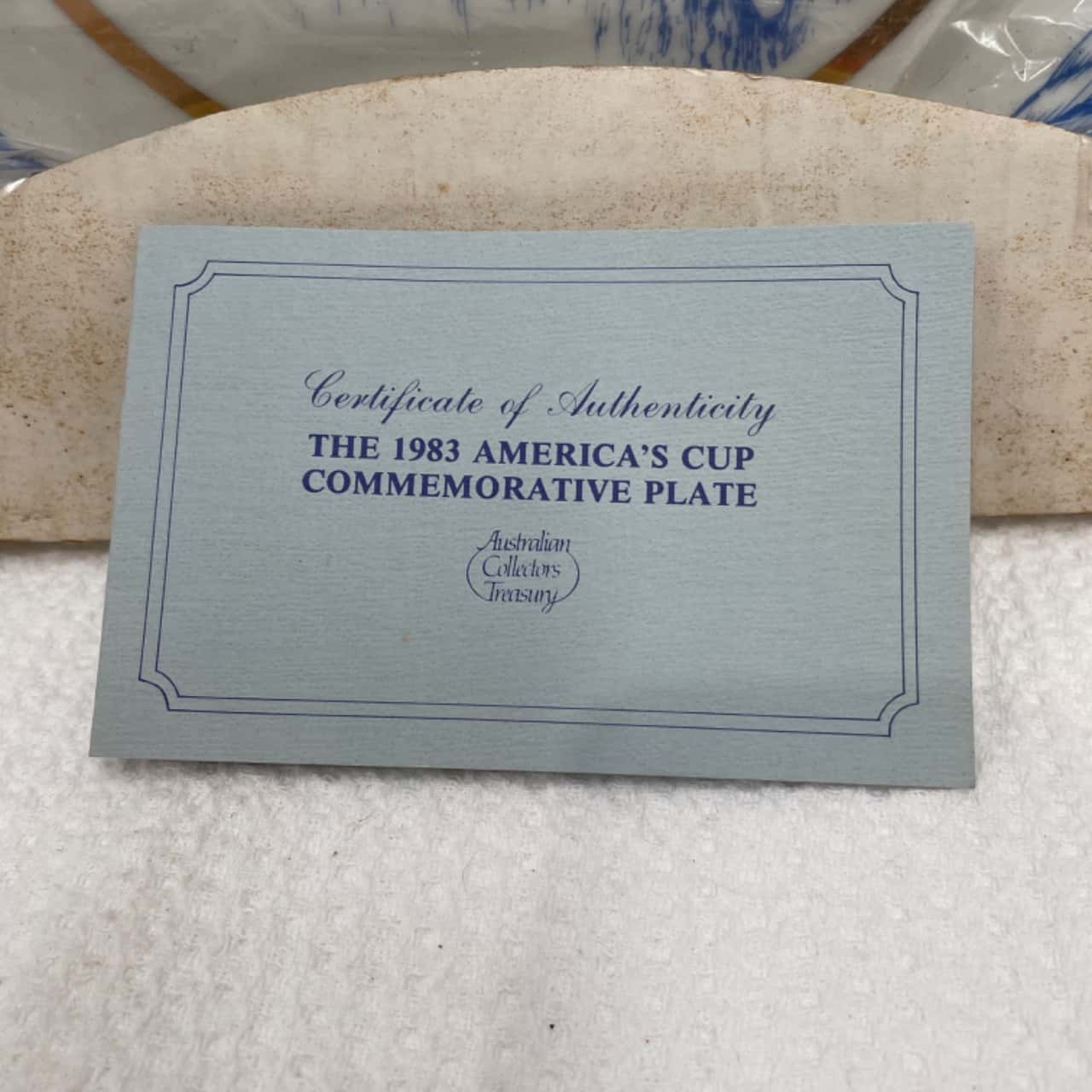 1983 America’s Cup Commemorative Plate (s)