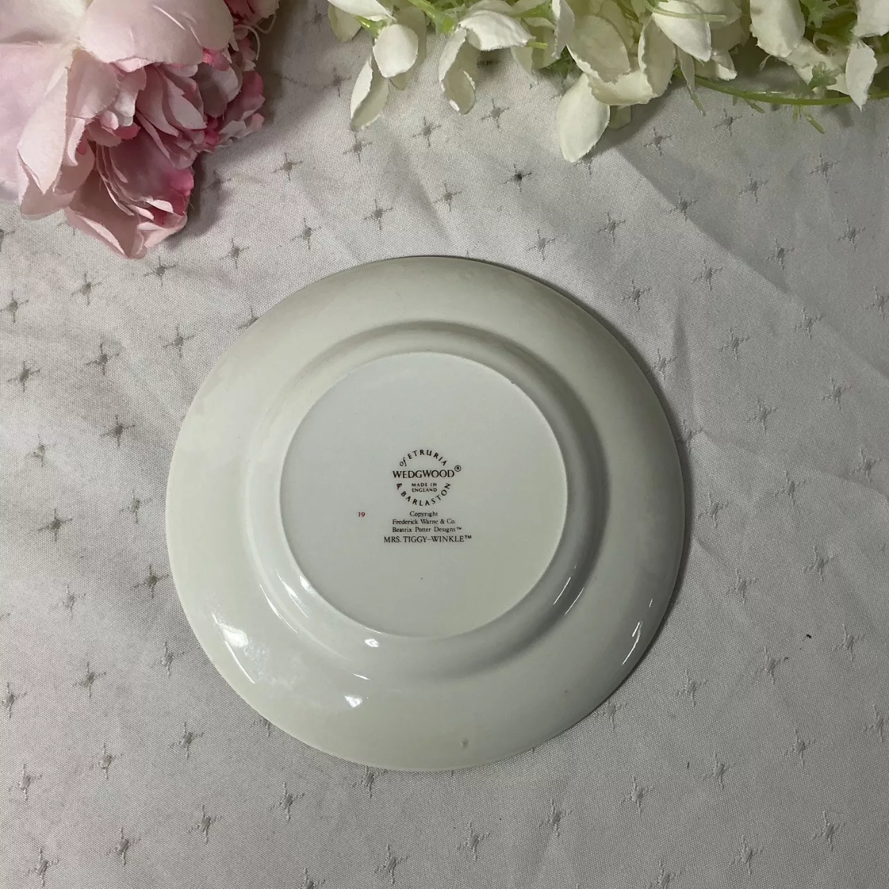 Wedgwood Frederick Warne & Co "Mrs Tiggy-Winkle" Side Plate - Used Very ...