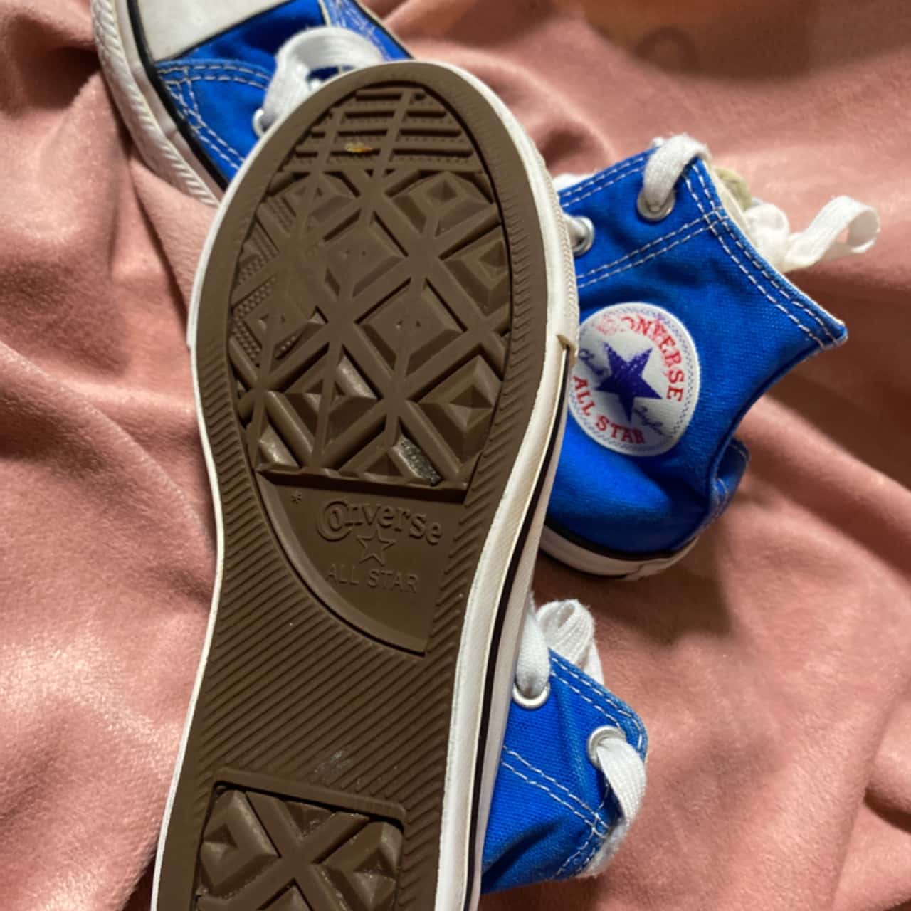 Converse Kids Blue Hi Tops Unisex (s)